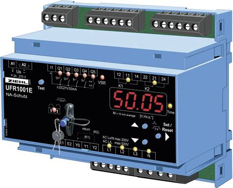 Ziehl Ufr1001e Voltage Frequency Monitoring Relay No Of Relay Outputs