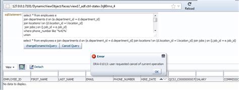 Oracle Adf 11g Tips How To Cancel A Long Running Query Part 2