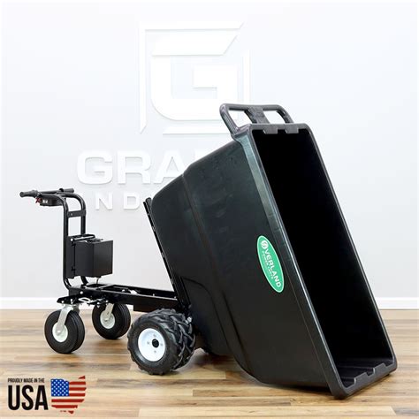 400 Series Electric Trash Hopper Utility Cart 20 Cubic Foot