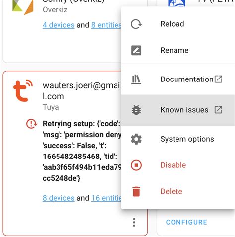 Tuya Integration Stopped Working Third Party Integrations Home Assistant Community