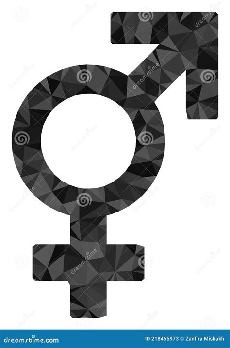 Sex Symbol Polygonal Lowpoly Flat Icon Stock Vector Illustration Of Male Romantic 218465973