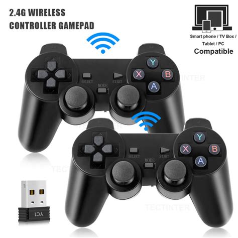 For Pc A No Latency Game Controller 2 Pack 24ghz Wireless Gamepad