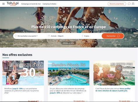 Soldes Tohapi Le Camping à Prix Mini Cest Maintenant Strasmag