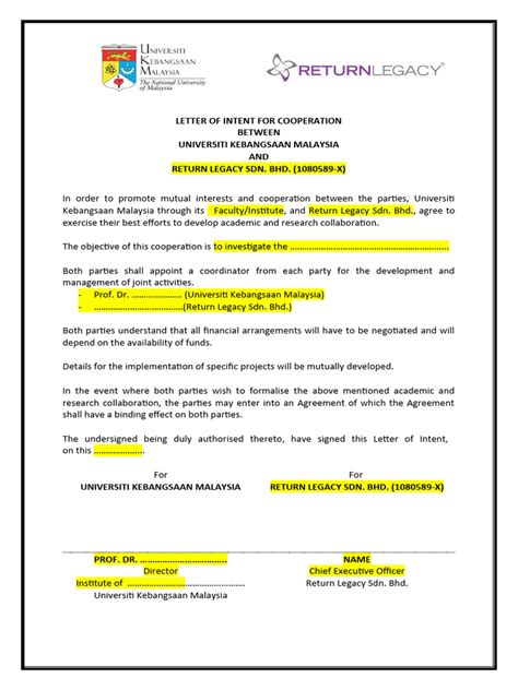 Contoh Loi Ukm Bi Pdf