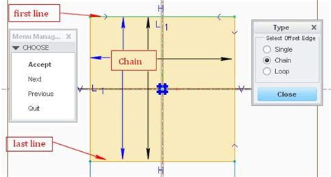 How To Use Of Offset Tool In Creo Parametric Sketch Mechanical
