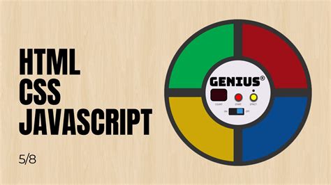 COMO FAZER UM JOGO EM JAVASCRIPT RESPONSIVO PASSO A PASSO Jogo Genius YouTube