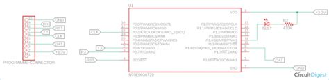 led dimming with pwm on nuvoton n76e003 microcontroller