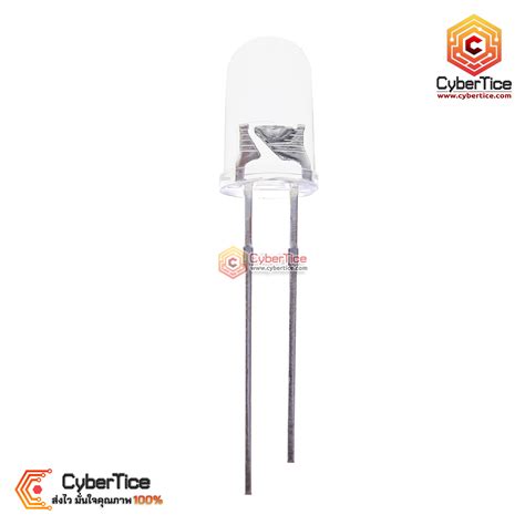 led 5mm หลอดใส สีเหลือง จำนวน5ดวง ขาย arduino อุปกรณ์ arduino คุณภาพ