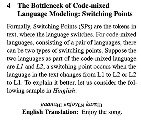 For Code Mixing Language Modelling The Major Bottleneck Is Switching… Dr Amitava Das