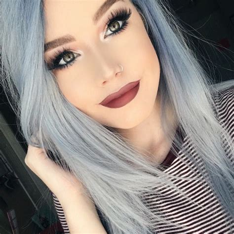 Makeup Colors For Gray Hair Blue Eyes Saubhaya Makeup