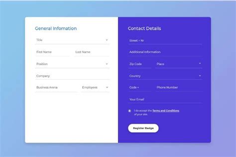Top 10 Signup Form Designs In Tailwind With Css And Html