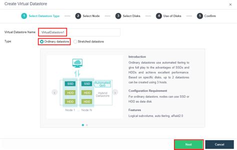 Sangfor Hci Virtual Datastore 생성하기 Yesxyz