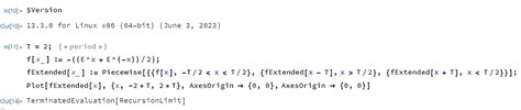 Recursion V 132 Gives Terminatedevaluation Recursionlimit On Code