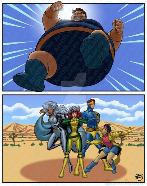 X Men Vs Blob 2026 1 28 Part 1 Wm By Artoflucas On Deviantart