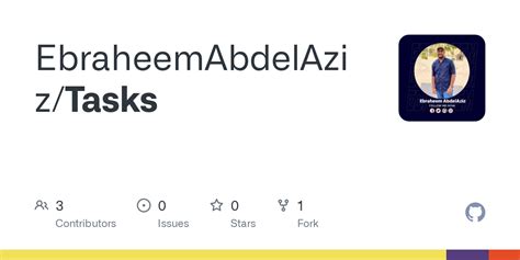 GitHub EbraheemAbdelAziz Tasks