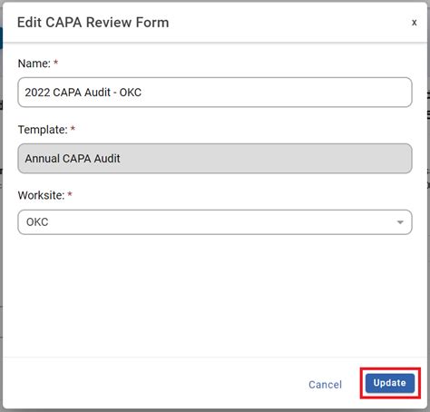 How To Edit Delete An A I CAPA Review Form SafetySkills Support