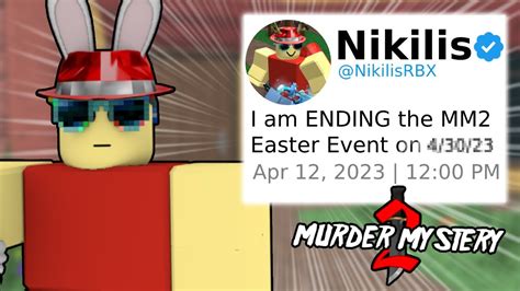When Does The Mm2 Easter Event End Youtube
