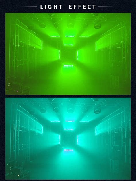 Six Heads 3in1 Dot Matrix Laser Light