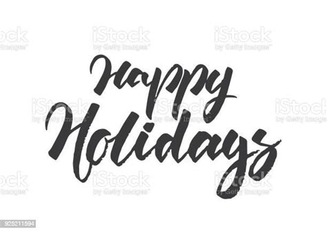 핸드 해피 홀리데이 흰색 배경에 고립의 그런 지 현대 브러쉬 레터링 그려 독일에 대한 스톡 벡터 아트 및 기타 이미지 독일 라벨 모던 양식 Istock