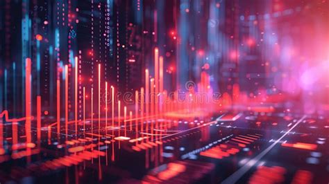 abstract digital data visualization stock illustration illustration