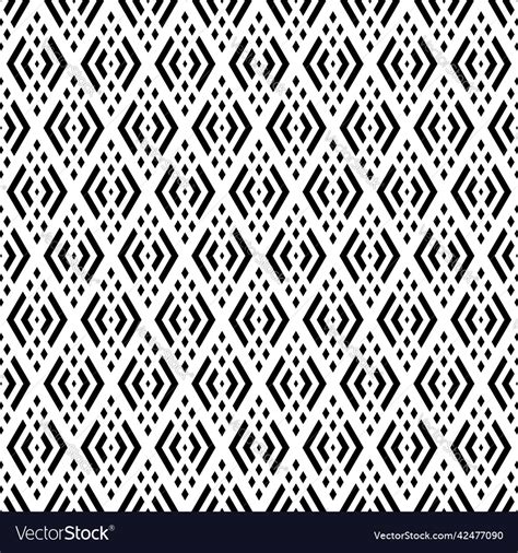 Abstract Seamless Geometric Diamonds Pattern Vector Image