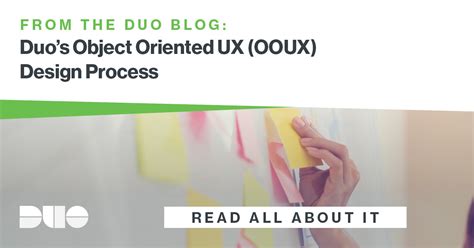 duo s object oriented ux ooux design process duo security