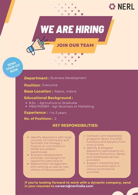 National E Repository Limited Nerl On Linkedin Hiring Hiring Job Recruitment