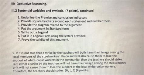 Iii Deductive Reasoning Iii2 Sentential Variables