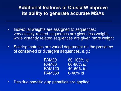 Ppt Multiple Sequence Alignment Tuesday Feb 8 2011 Powerpoint