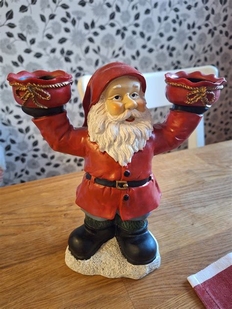 Jul Tomte Ljusstake Köp På Tradera 706792391