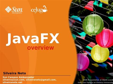 Javafx Overview