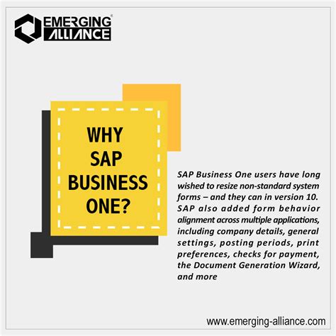 Sap Business One Users Have Long Emerging Alliance