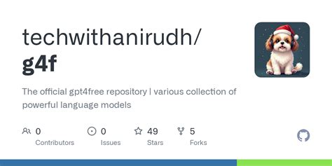 Github Techwithanirudhg4f The Official Gpt4free Repository Various Collection Of Powerful