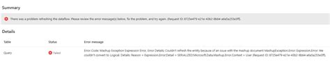 Error Code Mashup Exception Expression Error Microsoft Fabric Community