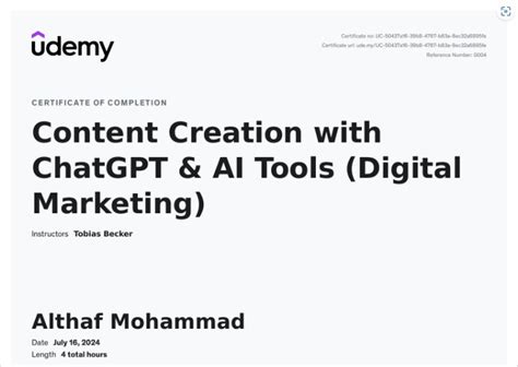 Mohammad Althaf On Linkedin It Is An Honor Today As I Celebrate The Completion Of My Course This