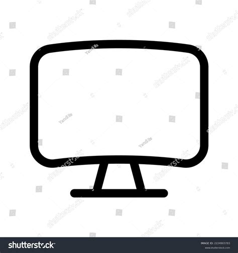 Lcd Icon Vector Symbol Design Illustration Stock Vector Royalty Free 2224903783 Shutterstock