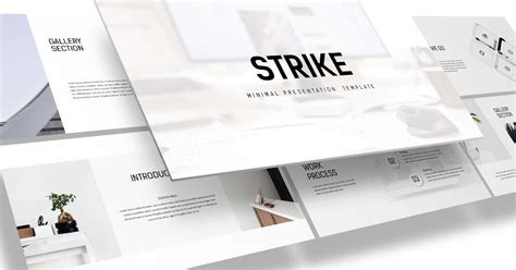 Забастовка Минимальный Шаблон Keynote Шаблоны презентаций Включая минимальный и абстрактные
