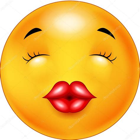 Smiley De Dibujos Animados Con Labios Rojo Sexy Vector De Stock Tigatelu