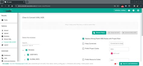 xer conversion with the p6 loader