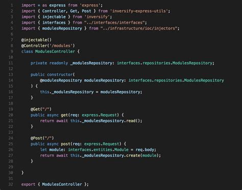 This Is What An Express App Powered By Typescript 21 And Inversifyjs