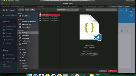 How To Import Json Data To Firebase To Create Sub Node Youtube