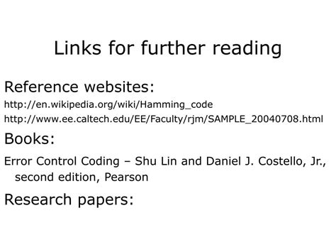 Ppt Hamming Code Powerpoint Presentation Free Download Id 1158599