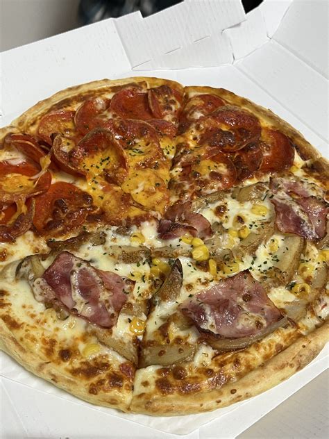 페퍼로니포테이토베이컨 피자 마식다 음식여행 에펨코리아