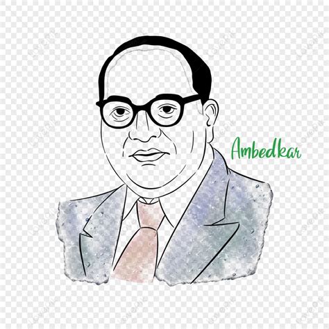 Simple Indian Ambedkar Character Political Independent Constitution