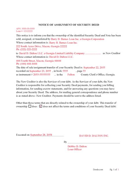 Hamblen County Assignment Of Deed Of Trust Form Tennessee