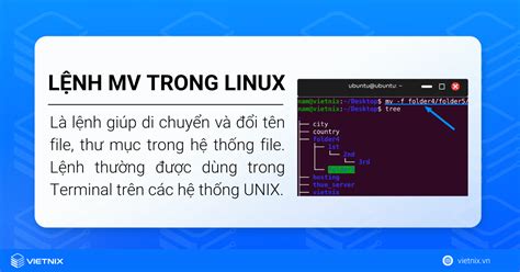 cách di chuyển file và directory bằng lệnh mv trong linux