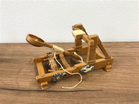 Functional Mangonel Model Diy Kit Or Finished Medieval War Machine 3d