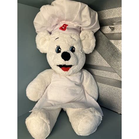 Bimbo Toys Vintage Bimbo Bakeries Plush Teddy Bear Chef Baker Polar
