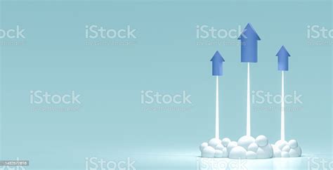 경제 지표의 로켓 급속한 성장 경제 및 금융 성장 로켓 성장 차트 웹 배너 빠른 성장 차트 재무 데이터 개념 막대 차트와 성장 3d 렌더링 윗화살표에 대한 스톡 사진 및