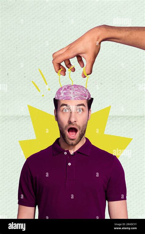 Vertical Creative Composite Illustration Photo Collage Of Large Arm